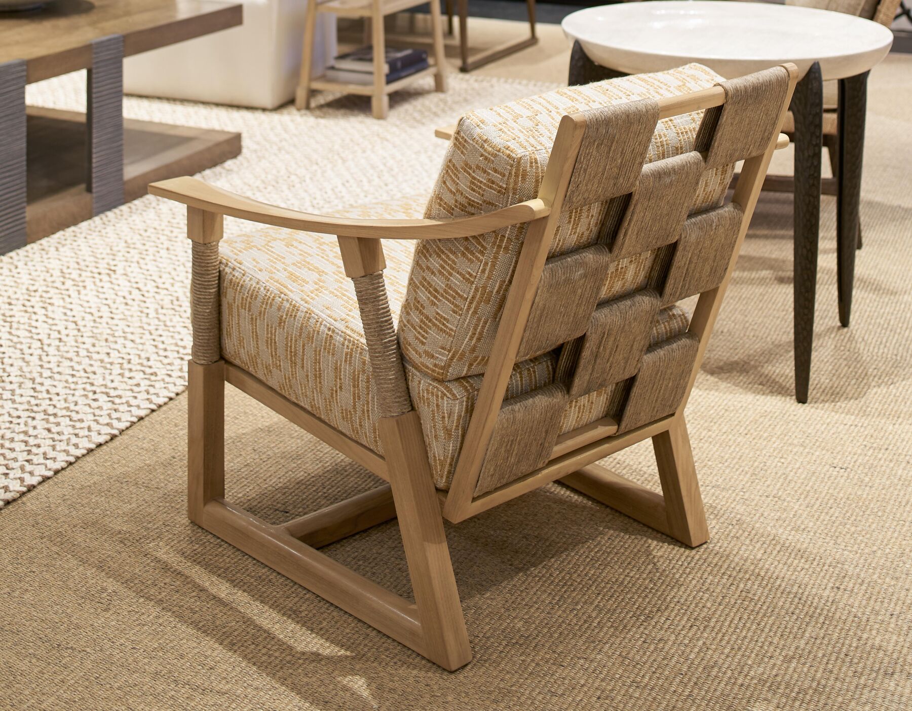 Moritz Lounge Chair rush | Gregorius Pineo