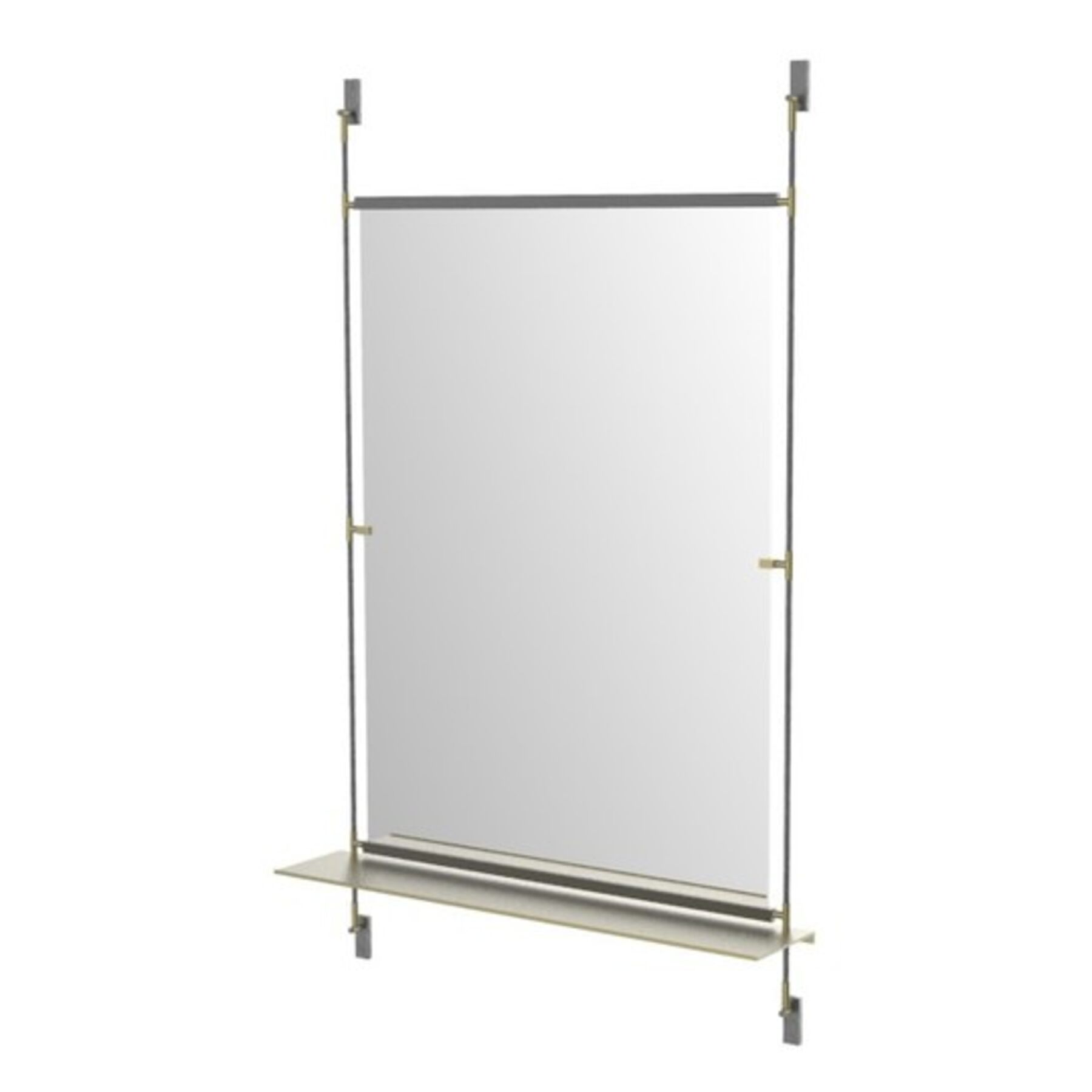 Avedon Mirror small, shelf | Gregorius Pineo